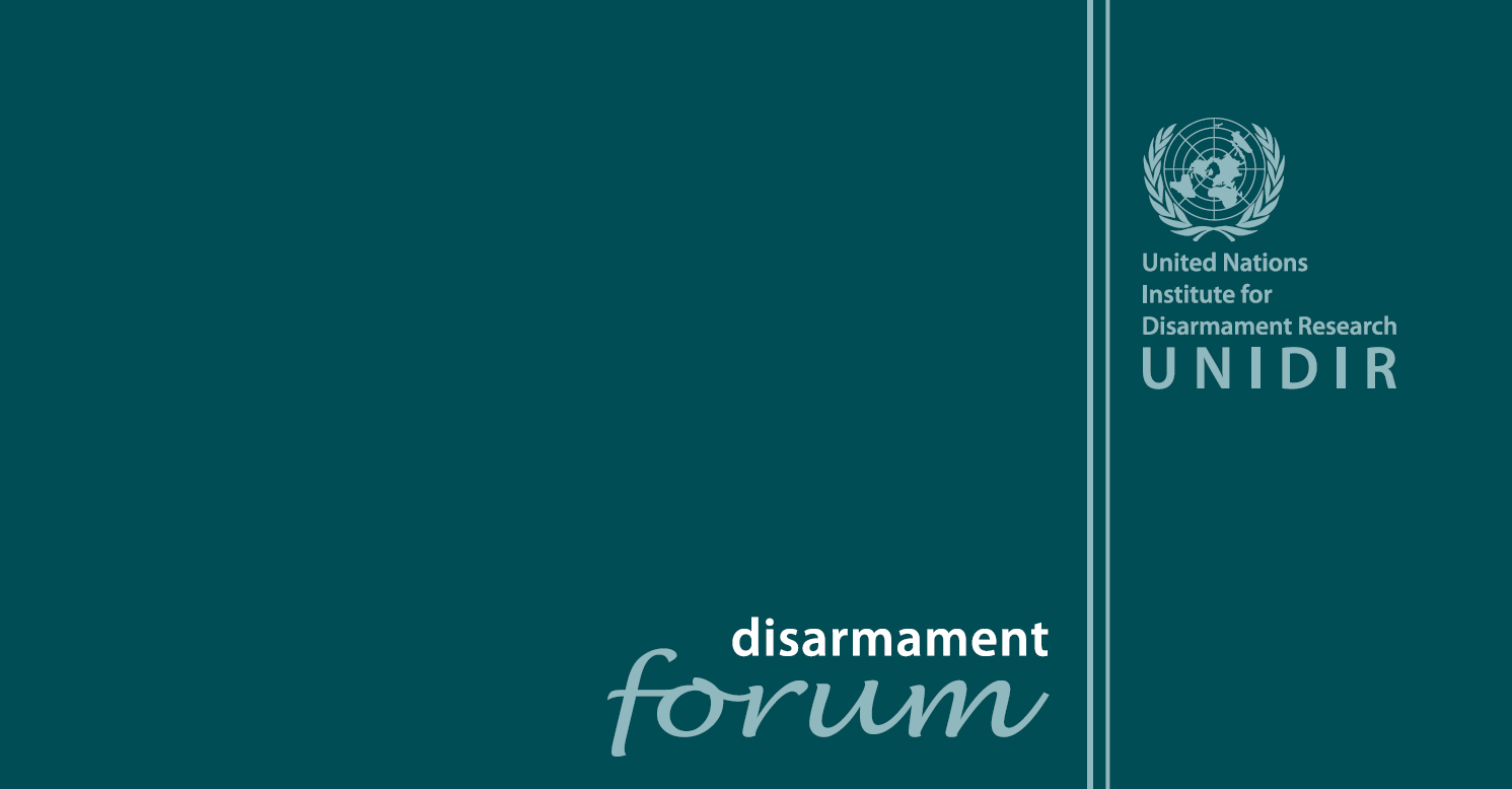 Disarmament Forum: Biological Weapons: From the BWC to Biotech → UNIDIR