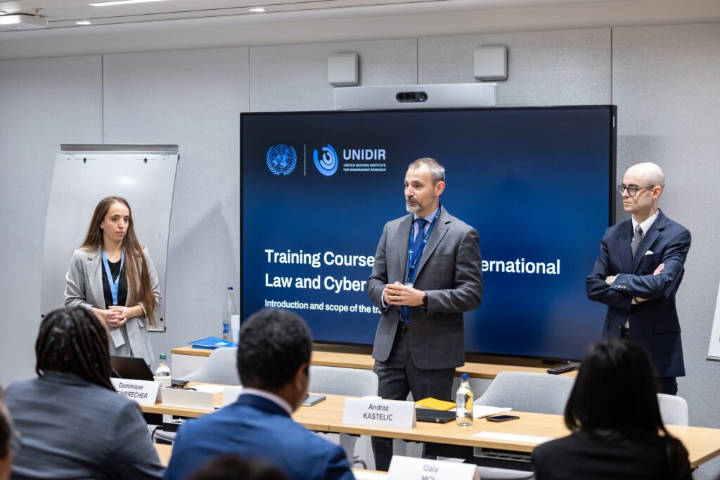 Training on Norms, International Law and Cyberspace → UNIDIR